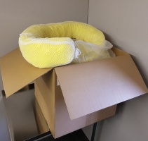 Chemical Spill Absorbent Boom for Drips and Leaks 3m - S&S Spill Control
