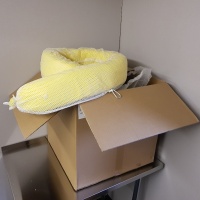 Chemical Spill Absorbent Boom for Drips and Leaks 6m - S&S Spill Control