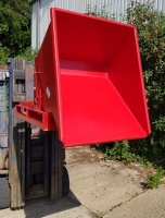 Heavy Duty Tipping Skip with Tilt Bin Lever 025 - S&S Spill Control