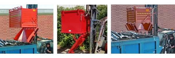 Tipping Skips and Drop Bottom Bins - S&S Spill Control