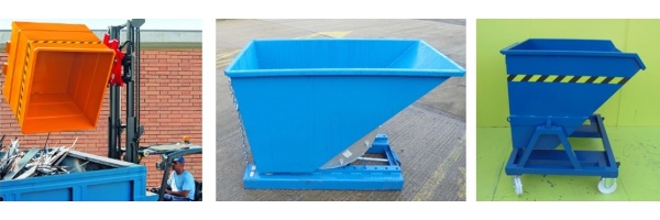 Tipping Skips and Drop Bottom Bins - S&S Spill Control